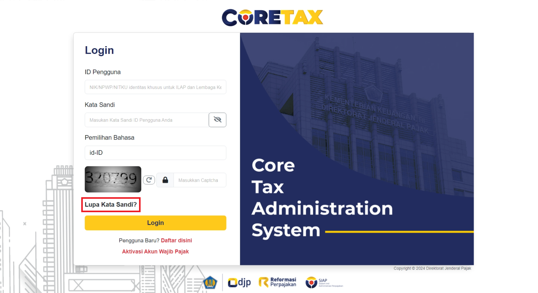 Implementasi Coretax DJP | Direktorat Jenderal Pajak